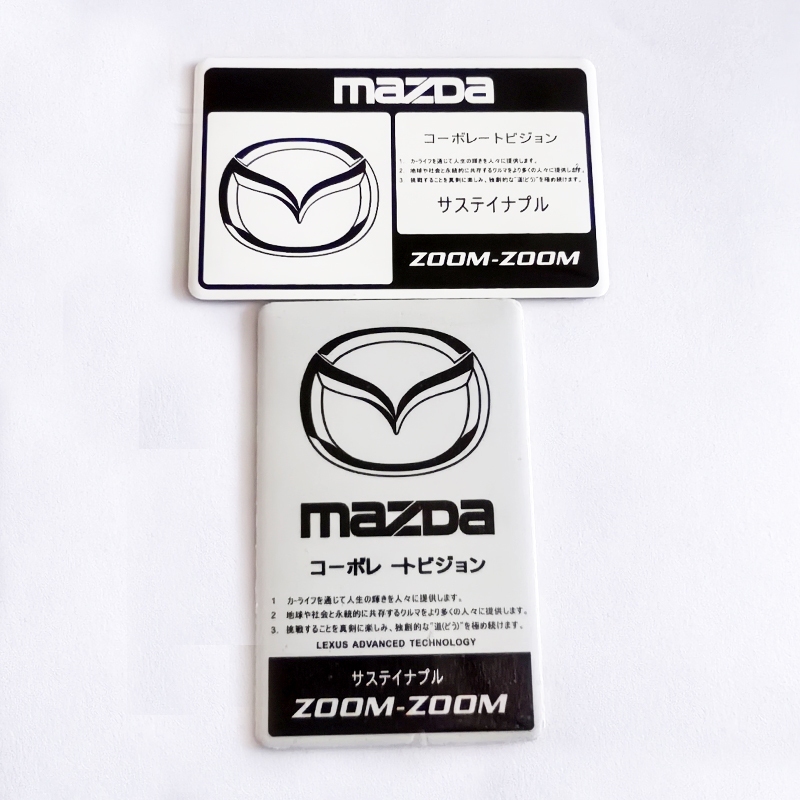 1 x Aluminum MS MAZDASPEED Logo Car Auto Decorative Emblem Badge ...