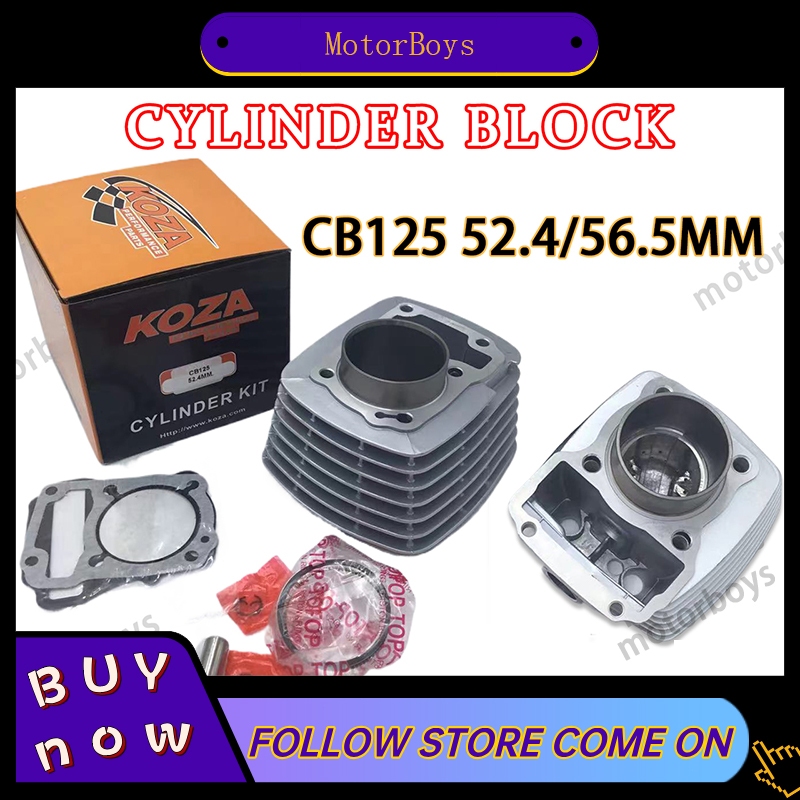 MOTORCYCLE PARTS CYLINDER BLOCK CB125 52.4MM/CB125 56.5MM HIGH QUALITY ...