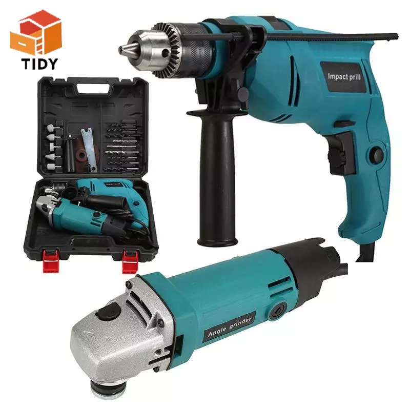 TIDY 2IN1 Grinder and Drill Set Original Heavy Duty Barena Drill Set ...