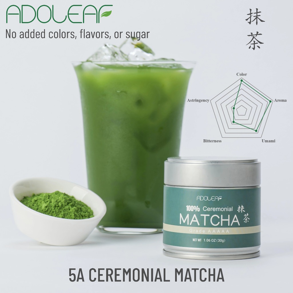 5A Matcha Ceremonial Grade Green Tea Powder,100% Pure No Sugar No ...