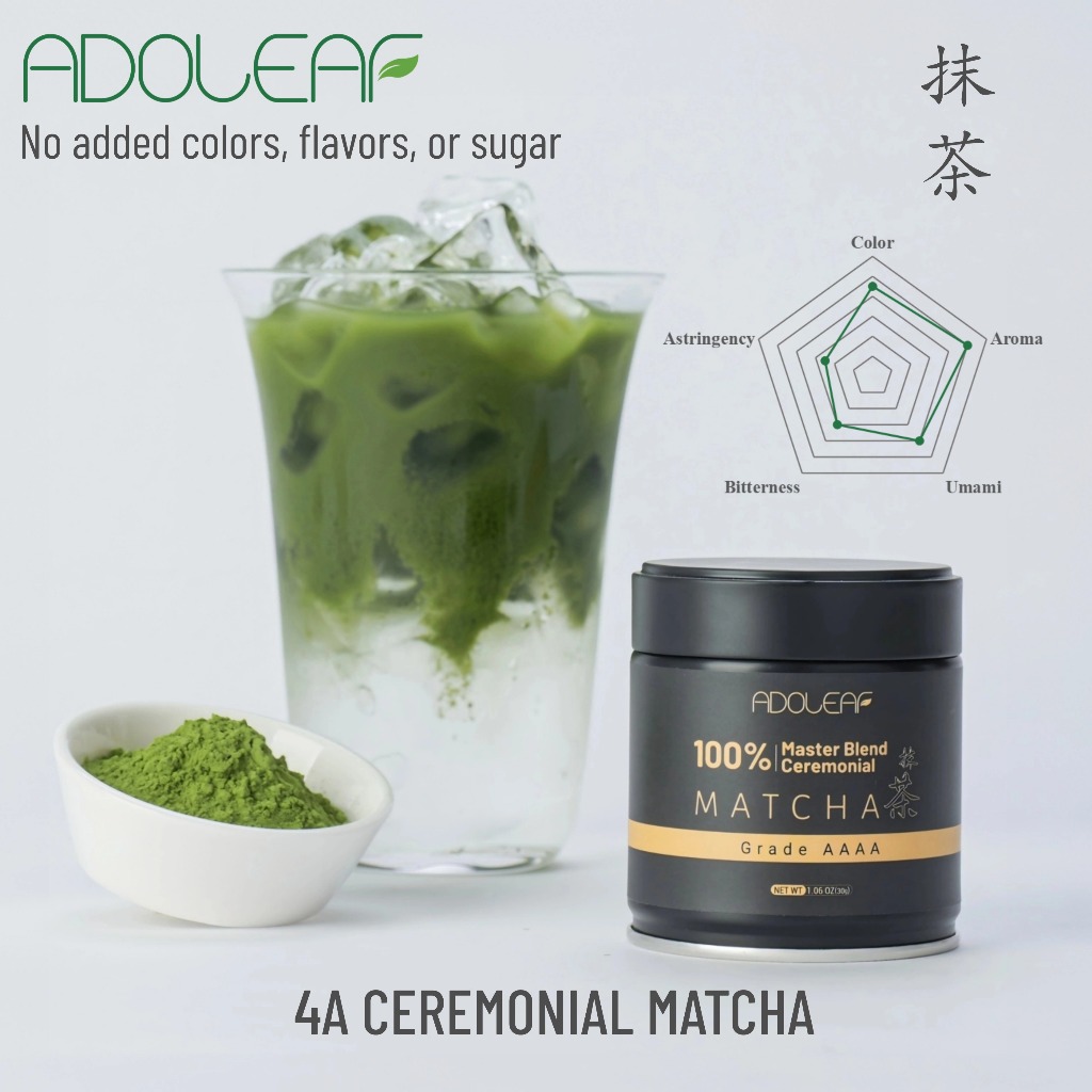 Superior Blend Matcha 4A Ceremonial Grade Green Tea Powder,100% Pure No ...