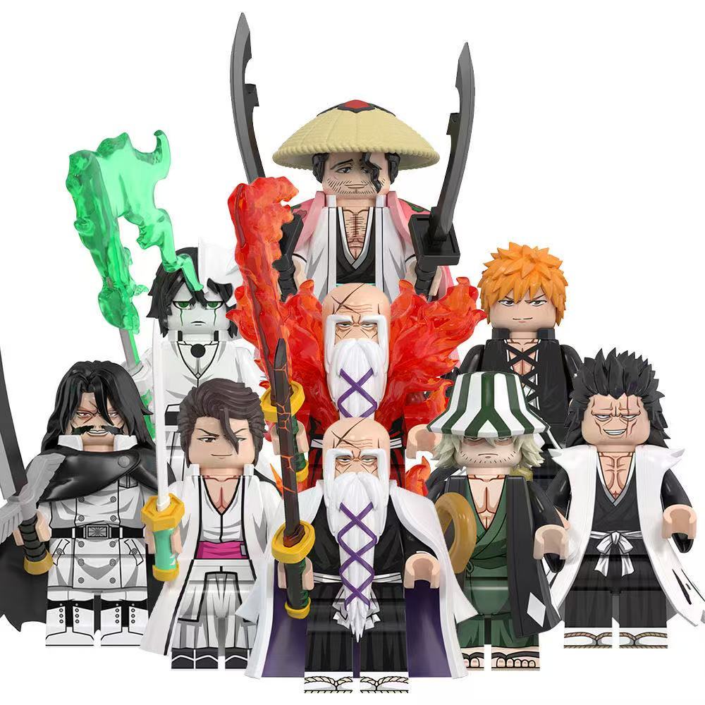BLEACH Action Figures Kurosaki Ichigo Aizen Sousuke Yhwach Kuchiki ...