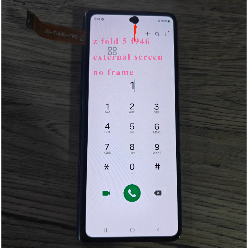 Z Fold 5 F946 Dynamic AMOLED with defect external screen For Samsung Z ...