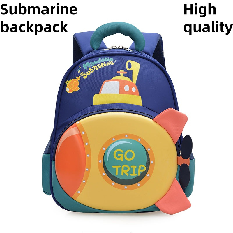 High Quality children backpack for woman submarine design school bag ...
