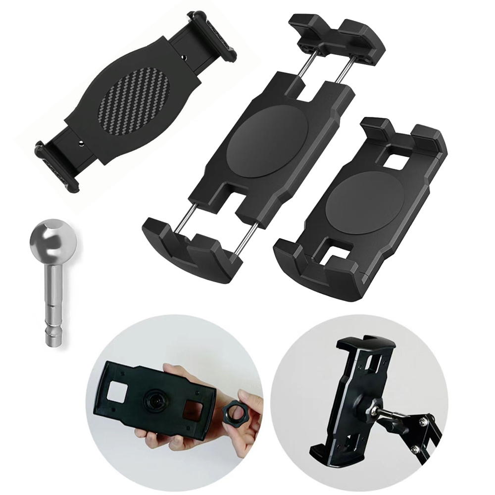 New Phone Tablet Clip 4.7-12 inch Metal Dual Stretch Ball Head Swivel ...