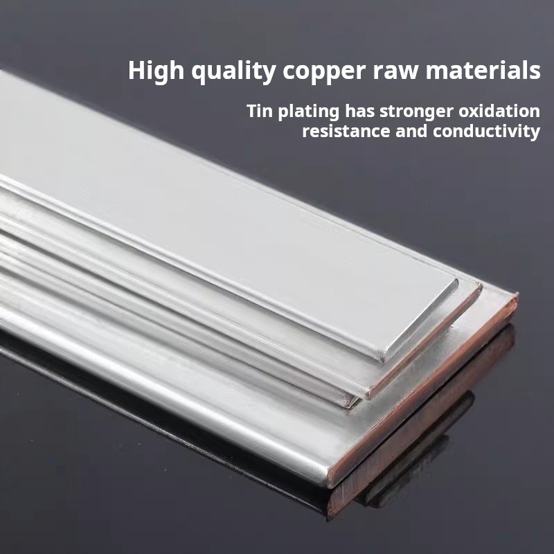 Width15 20 30 40 50 60mm Tin plated copper busbar purple copper busbar ...