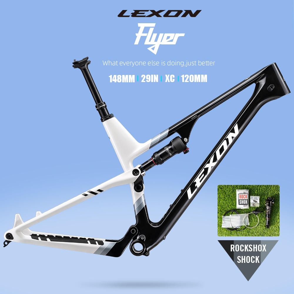2025 LEXON FLYER Full Suspension Carbon MTB Frames 29er 15.5/17.5/19/21 ...