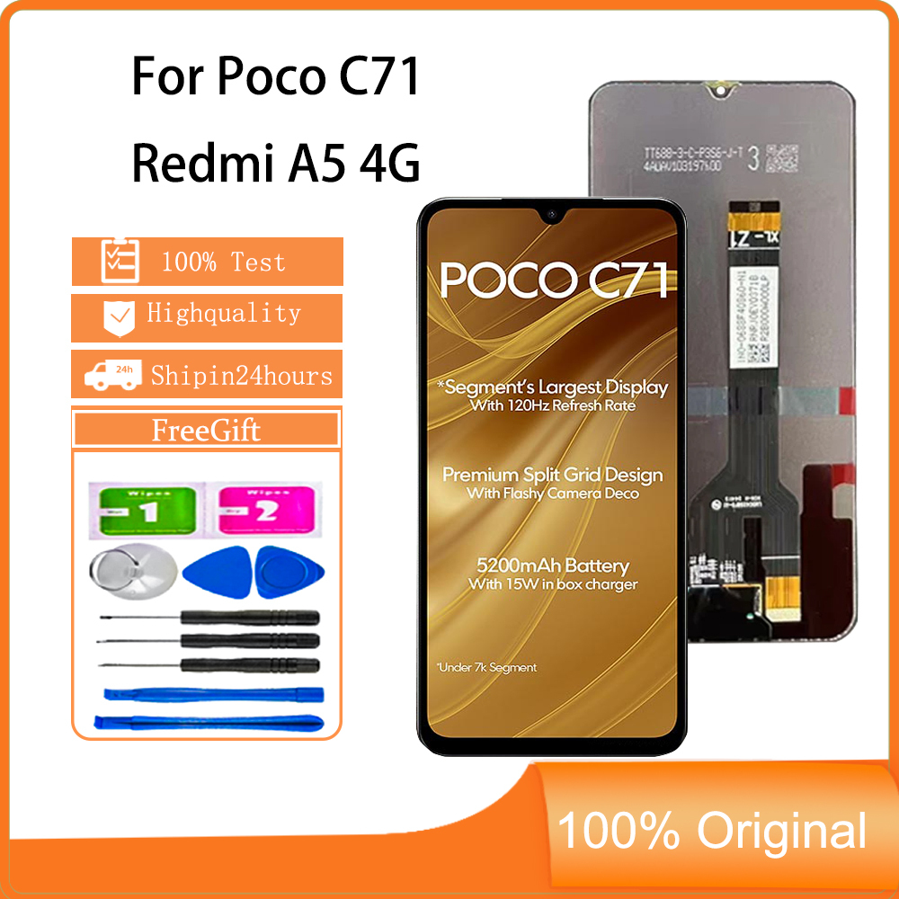 For Display Redmi A5 4G Poco C71 LCD Touch Screen Replacement | Shopee Philippines