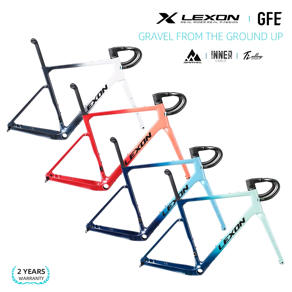 Lexon GFE Ultralight Full Carbon Gravel Bike Frame Race-Ready for ...