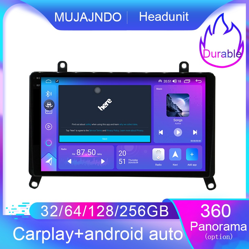 MUJAJNDO for Toyota hiace commuter head unit 2019-2025 android15 32 64 ...
