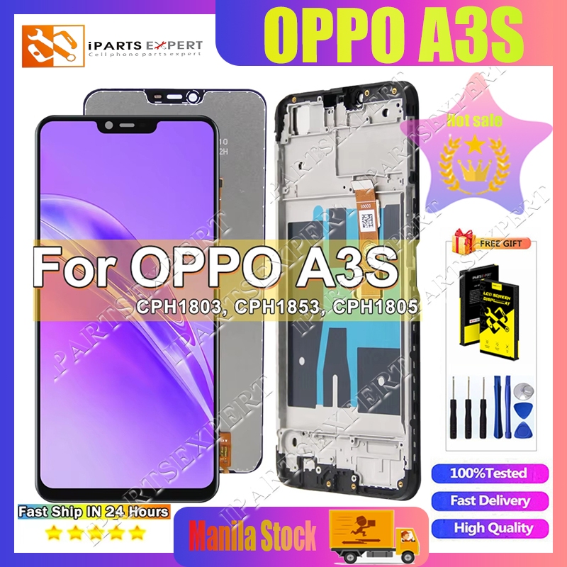 IPARTSEXPERT 6.2" High quality LED For OPPO A3S CPH1803 LCD Dipslay ...