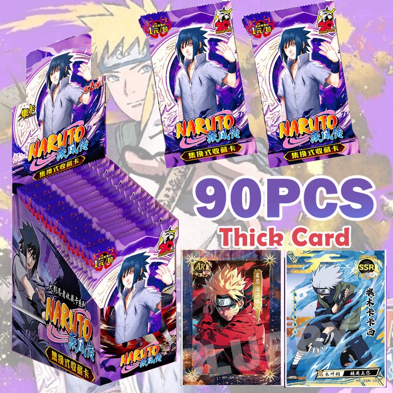 Naruto Thick Cards Sasuke Rare ZR/TCR/SSR card games Anime merch ...