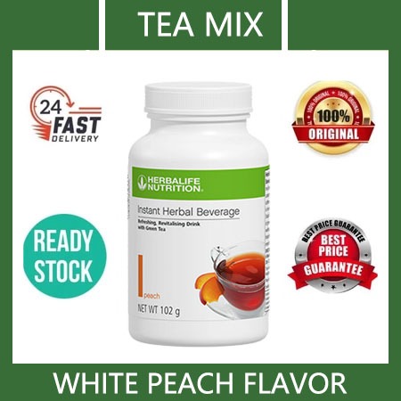 ORIGINAL HERBALIFE TEA MIX Yellow peach / Raspberry 102g (Ready Stock ...