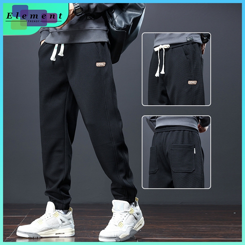 (PH STOCK)pants jogger pant for men baggy sweat pants for men grey ...
