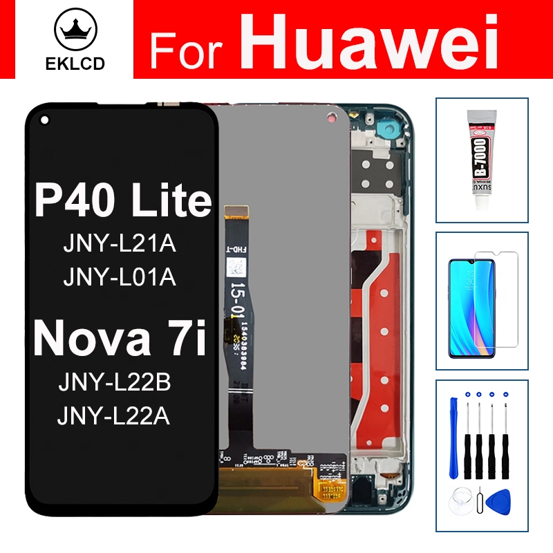 LCD Display For Huawei P40 Lite Nova 7i JNY-L21A JNY-L01A L21B Touch ...