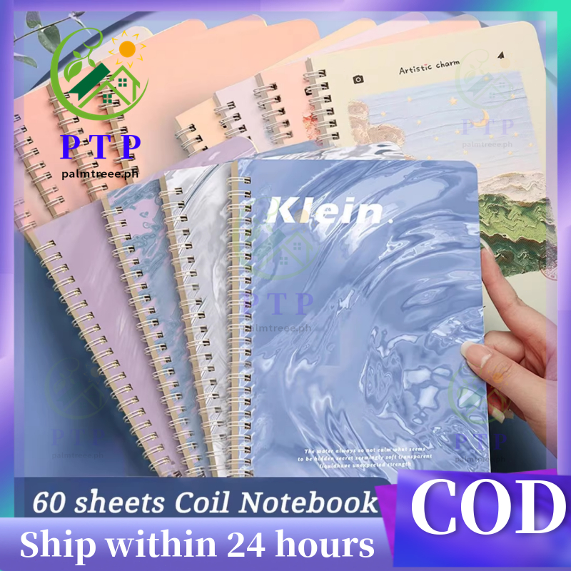 【COD】1PCS-A5 60 Sheets Fashion Cover Coil Notebook Hardbound Spiral ...