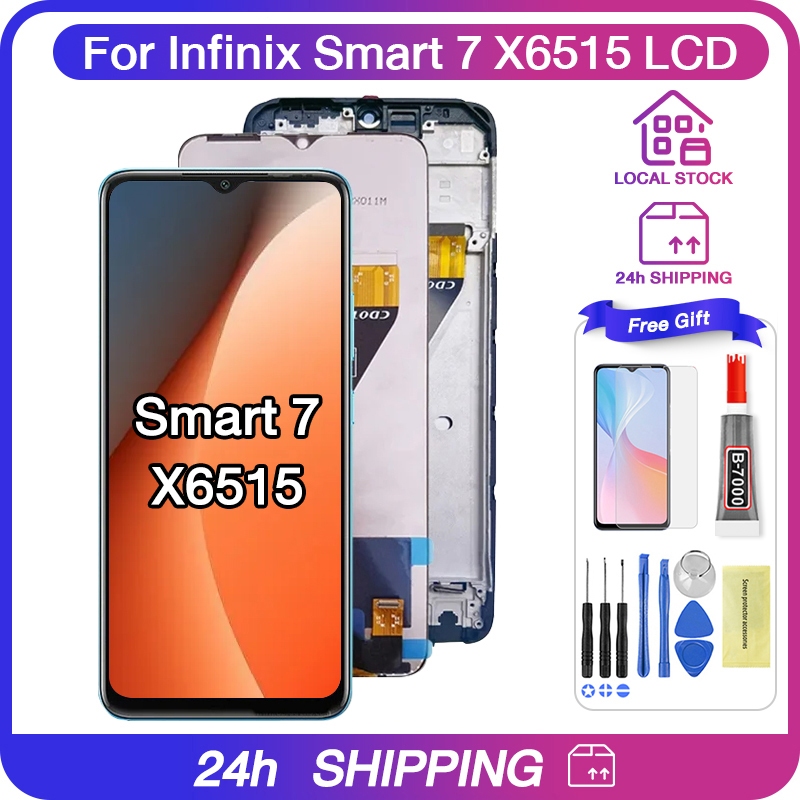 LCD For Infinix Smart 7 X6515 / Smart 7 HD X6516 LCD Display Touch Screen Digitizer Parts ...