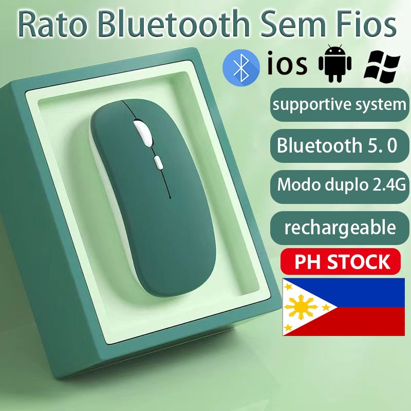 [PH Stock] Wireless Bluetooth Mouse For iPad/macbook laptop ...