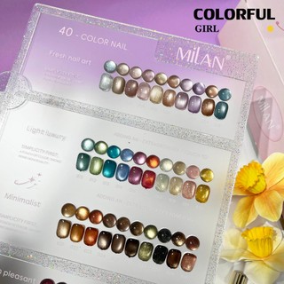 Shipped Locally MILAN 40 Colors Cat Eye Gel Polish Set – Satin Cat Eye ...