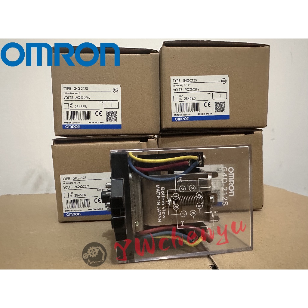 OMRON Ratchet Relay G4Q-212S AC220 DC24V 110VAC | Shopee Philippines