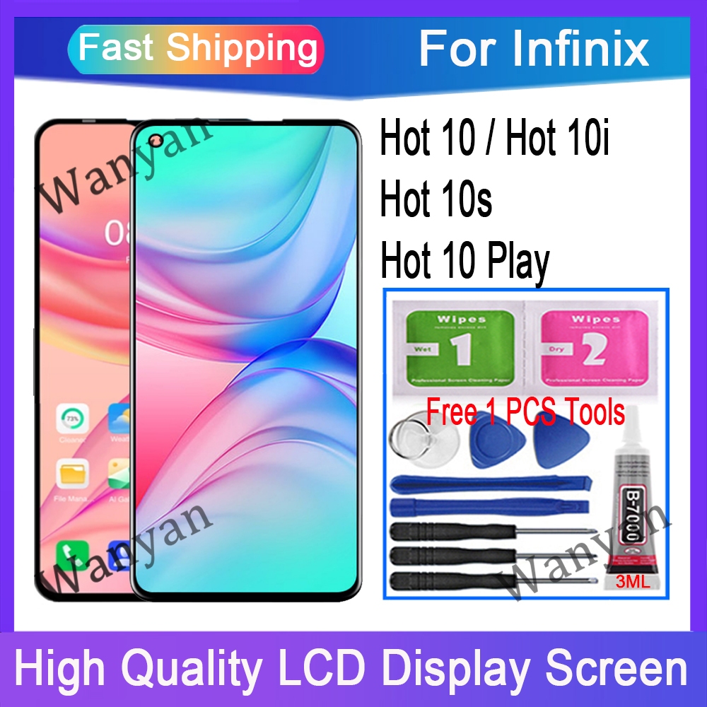 OEM For Infinix Hot 10 Hot 10i Hot 10S Hot 10 Play LCD Display Touch ...