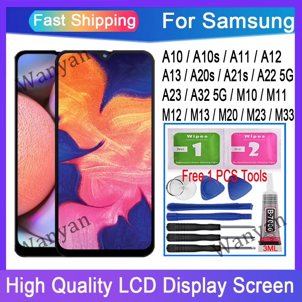 LCD For Samsung Galaxy A10 A10s A11 A12 A13 4G 5G A20s A21s A22 5G A23 5G A32 5G M10 M11 M12 M13 ...