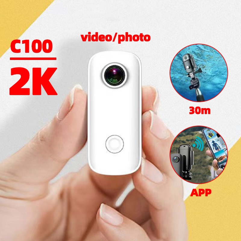 【on sale】Orig SJCAM 2K C100 Mini Action Camera Thumb camera 30M ...