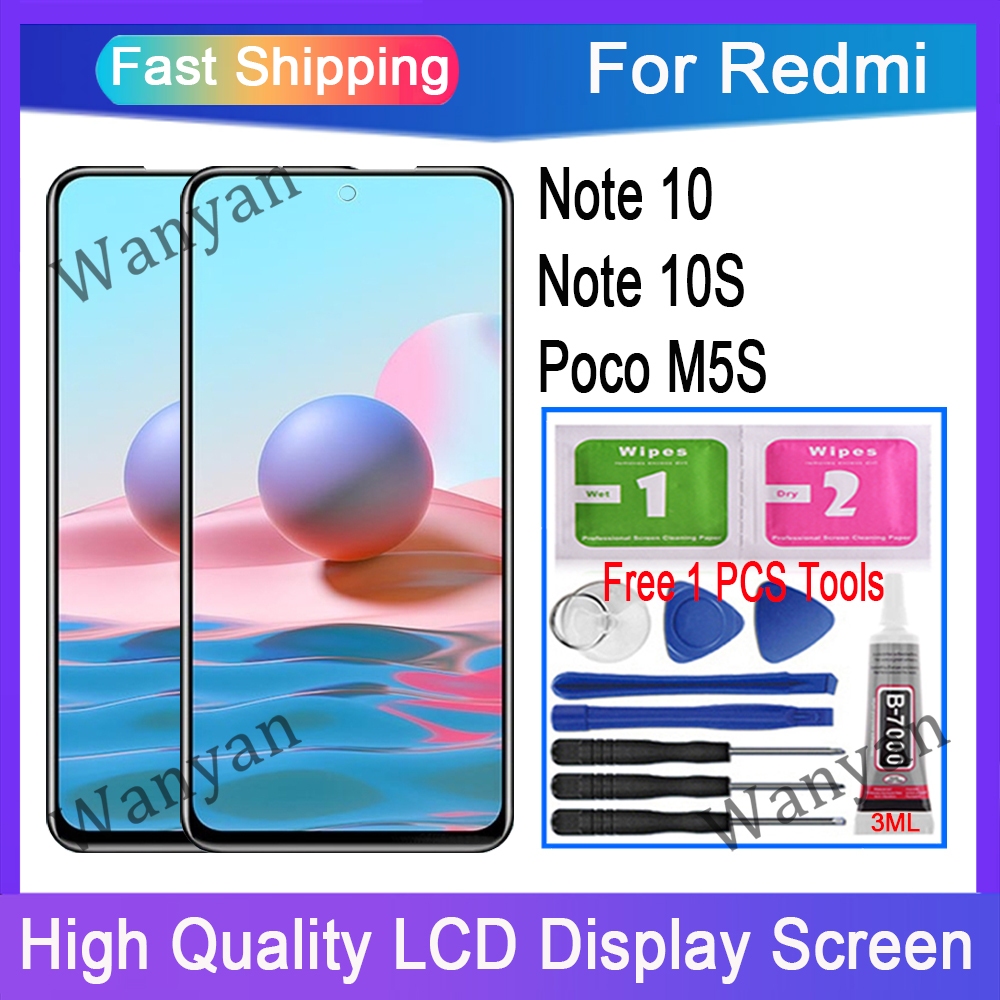 OEM For AMOLED Redmi Note 10 4G Note 10S Poco M5S LCD Display Touch ...