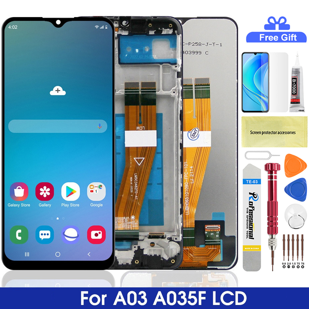 For Samsung Galaxy A03 A035 A035F LCD Display Touch Screen Digitizer ...
