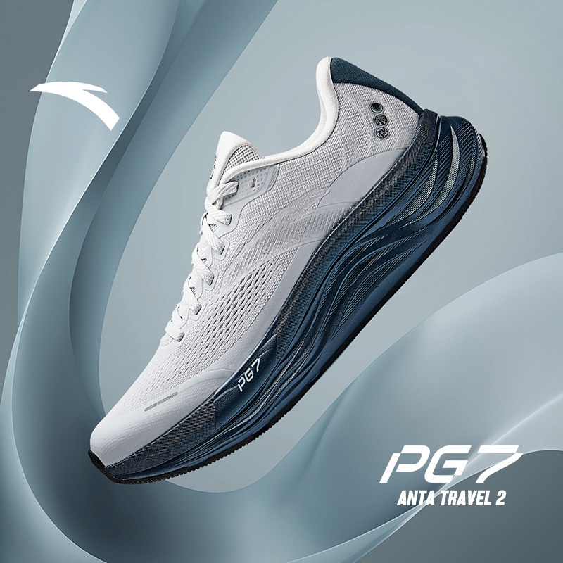 ANTA Men Travel 2 PG 7 Running Shoes 2E Widefoot Rebound Soft ...