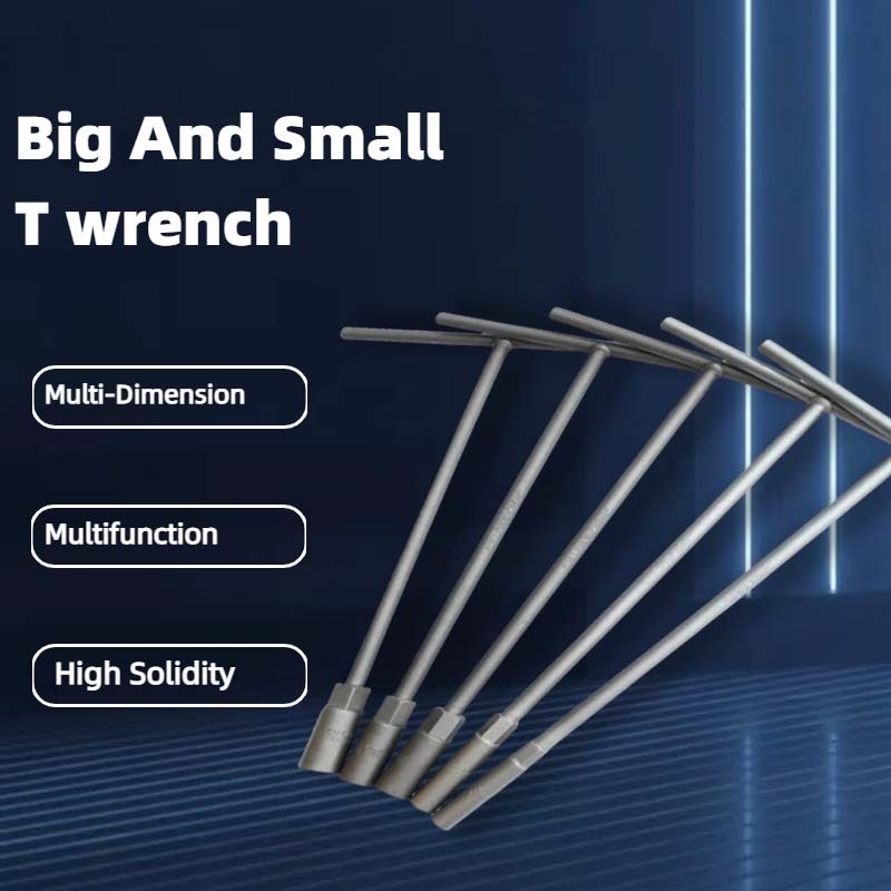 4PC T Wrench Length 8mm10mm12mm14mm T-type Wrench 8 10 12 14 Set T-type ...