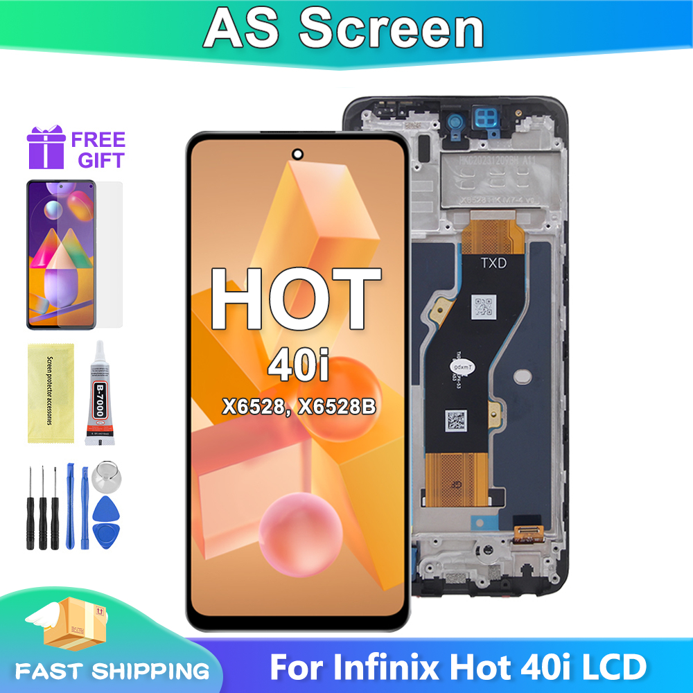 LCD For Infinix Hot 40i X6528B X6528 LCD Display with Frame Touch ...