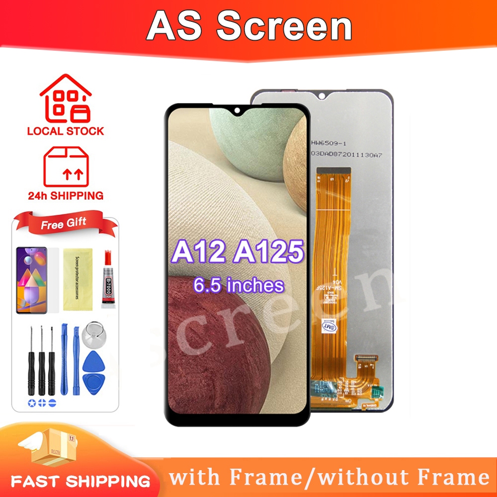 IPS LCD for Samsung A12 A125 A02 A022 M02 M022 A12 Nacho A127 A32 5G A326 LCD Display Touch ...
