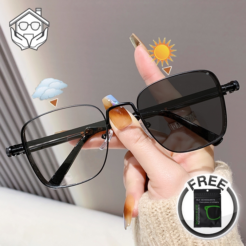 Photochromic Anti Radiation Glasses For Women Men Computer Glasses For ...