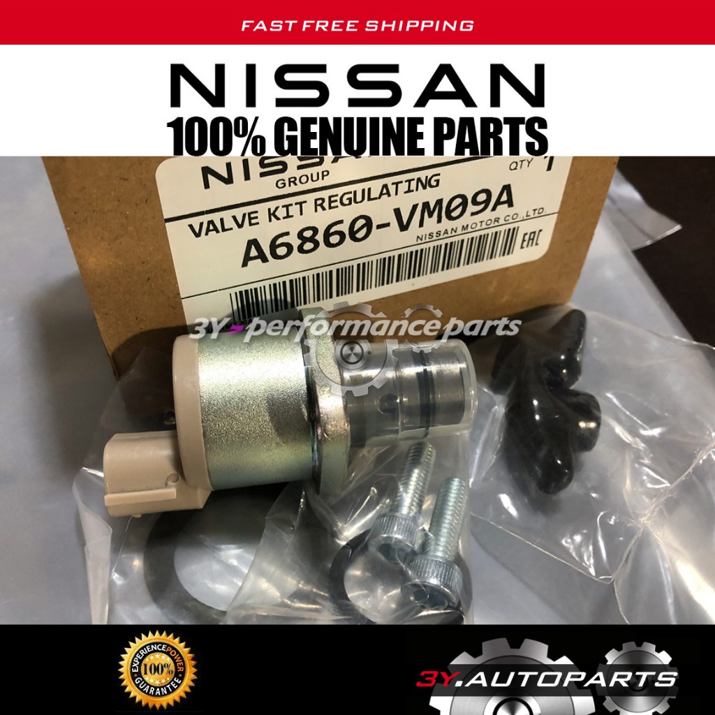 Genuine New Nissan Denso A6860-VM09A Fuel Pump Regulator Suction Control SCV Valve Nissan Navara ...