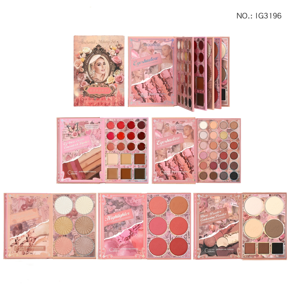 Ready Stock Beauty Pattern 61 Color Pearl Matte Highlighter Blush ...