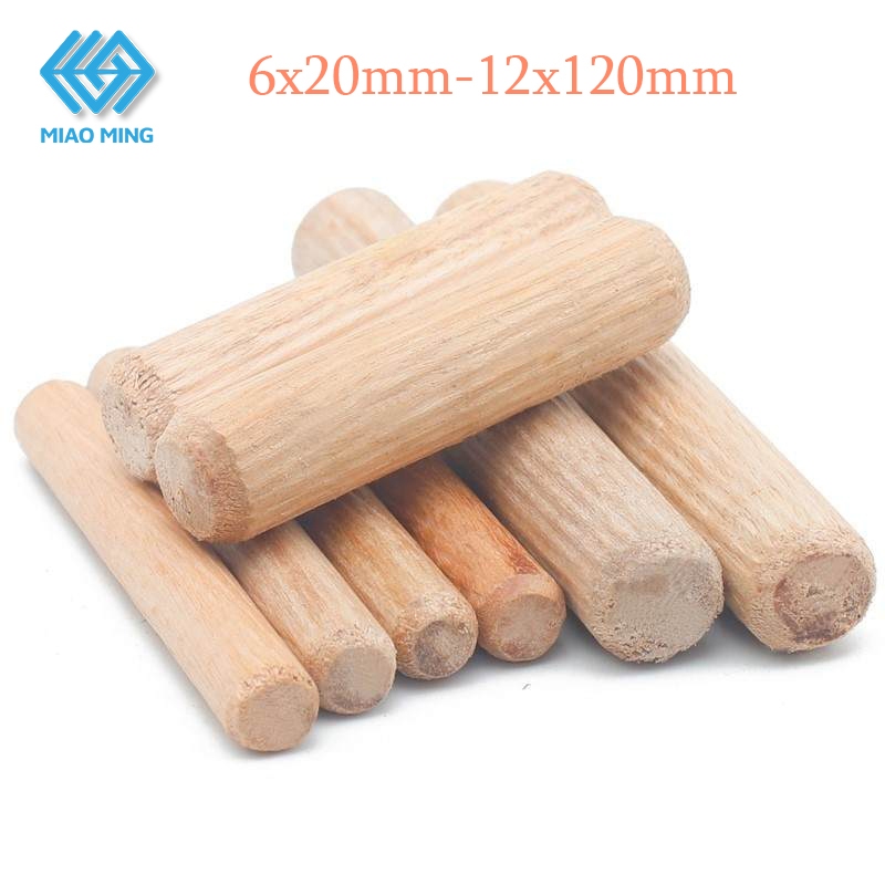 READY STOCK 100/50/30/20pcs Wood Dowel Pin Wood Plug Wood Pin Wood ...