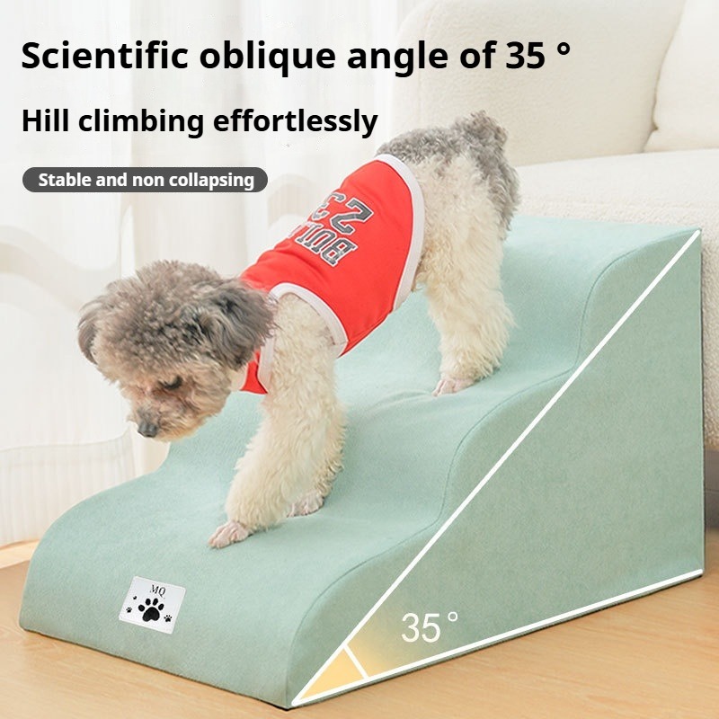 Dog Stairs Steps Bed Slope Bedside Puppy Teddy Corgi Climbing Ladder ...