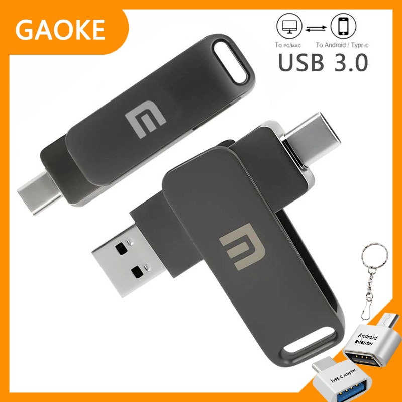 High Quality TYPE-C Three-in-One Flash Drive 64GB/128GB/256GB/512GB/1TB ...