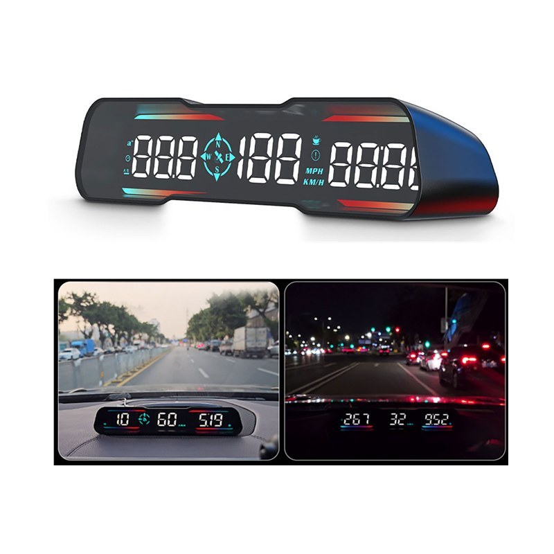 MPH/KM/H Compass Speeding Reminder Driving distance Date display, GM ...
