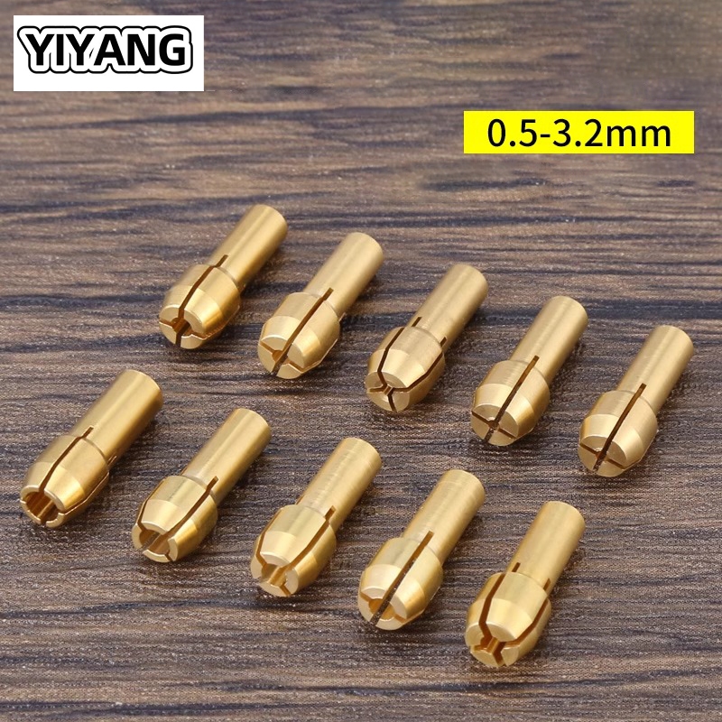 (1PCS)Collet Chuck 0.5mm-3.2mm For Flex Shaft Flexible Shaft Electric ...