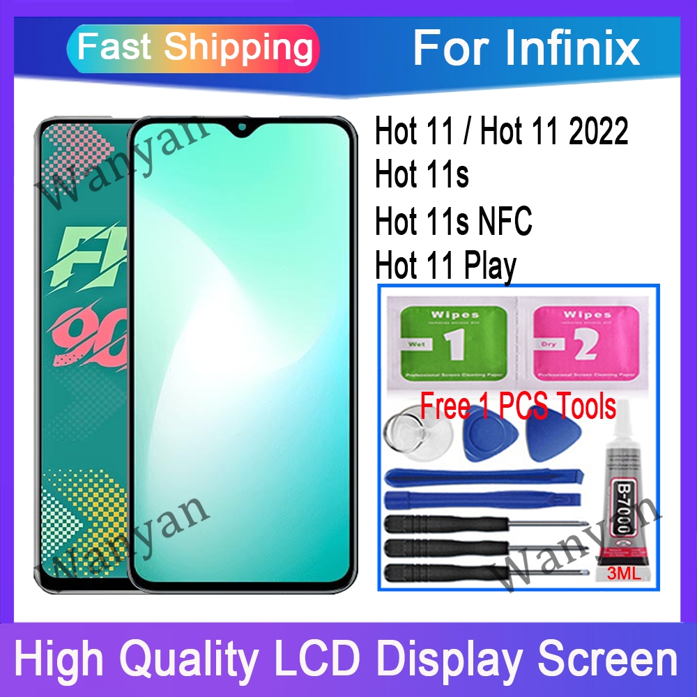 OEM For Infinix Hot 11 Hot 11S Hot 11S NFC Hot 11 Play Hot 11 2022 LCD ...