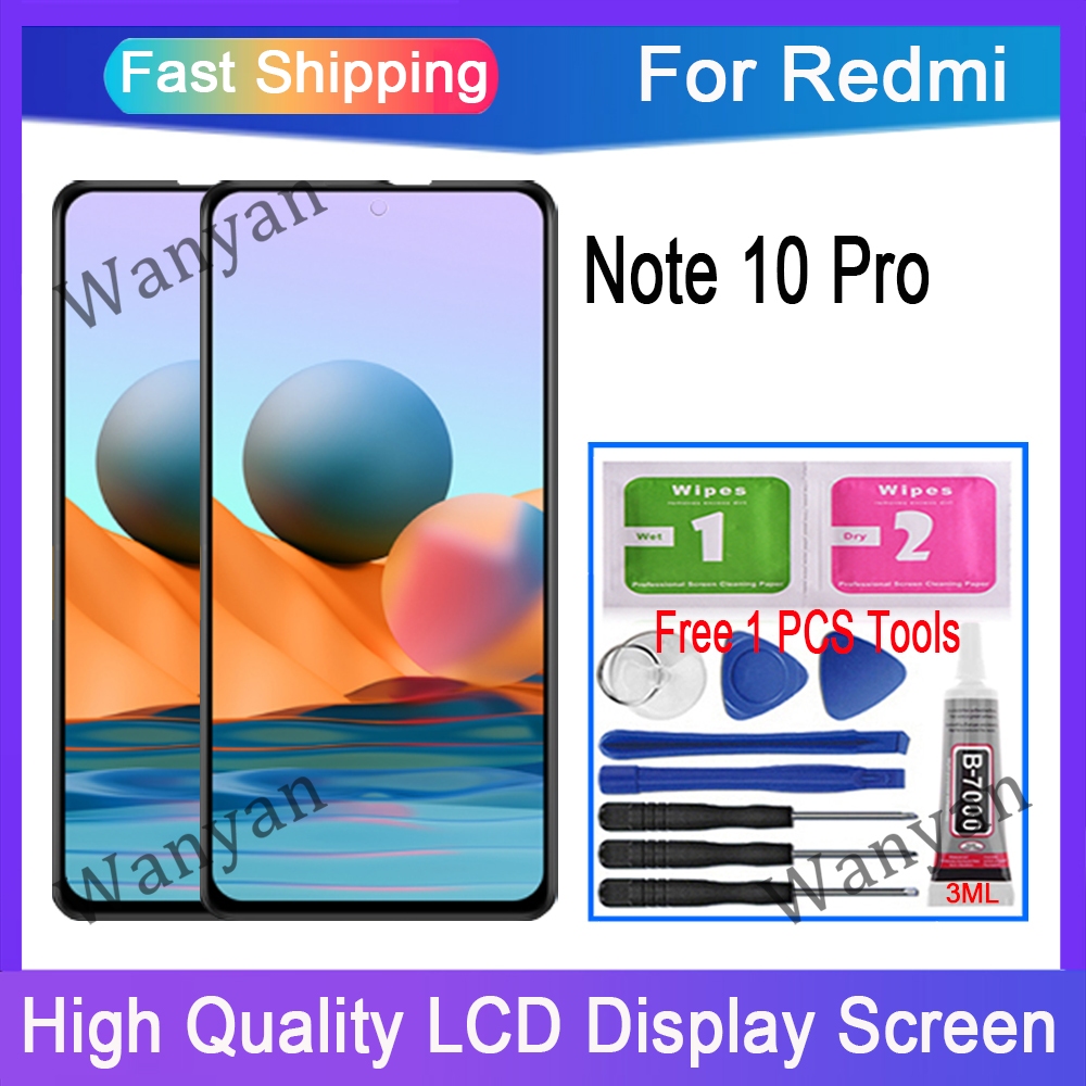 OEM For AMOLED Redmi Note 10 Pro 4G M2101K6G M2101K6R LCD Display Touch ...