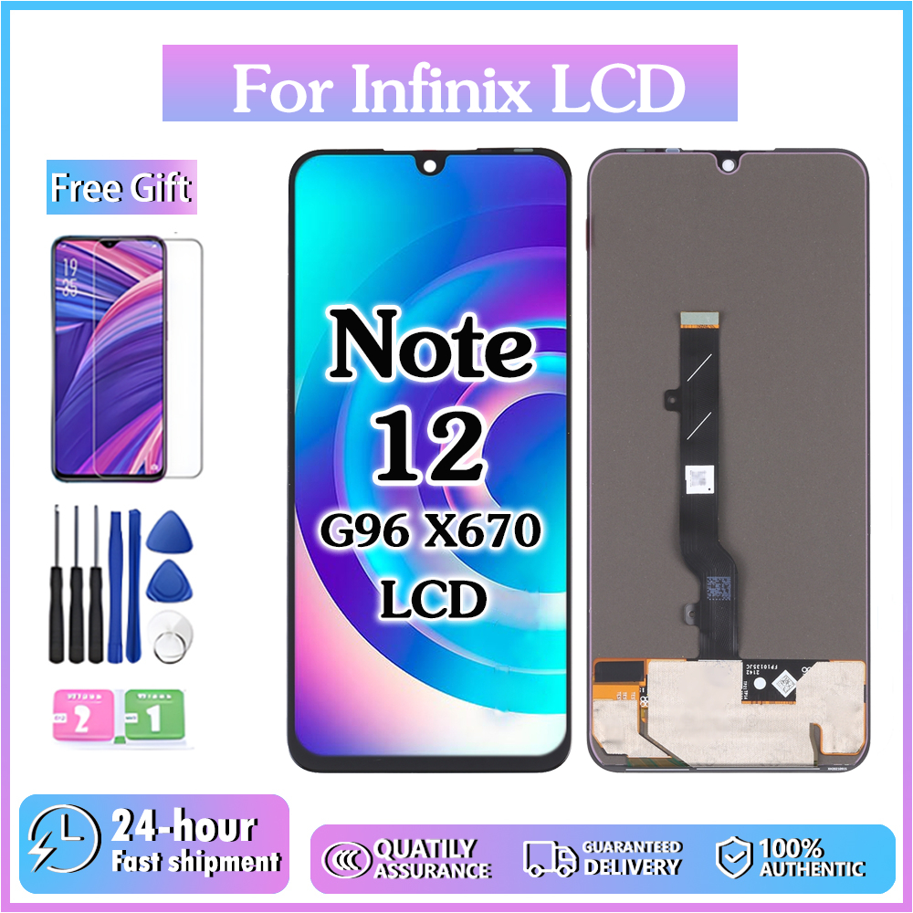 For Infinix Note 12 X663 Note 12 G96 X670 LCD LCD Mobile Touch Digital ...