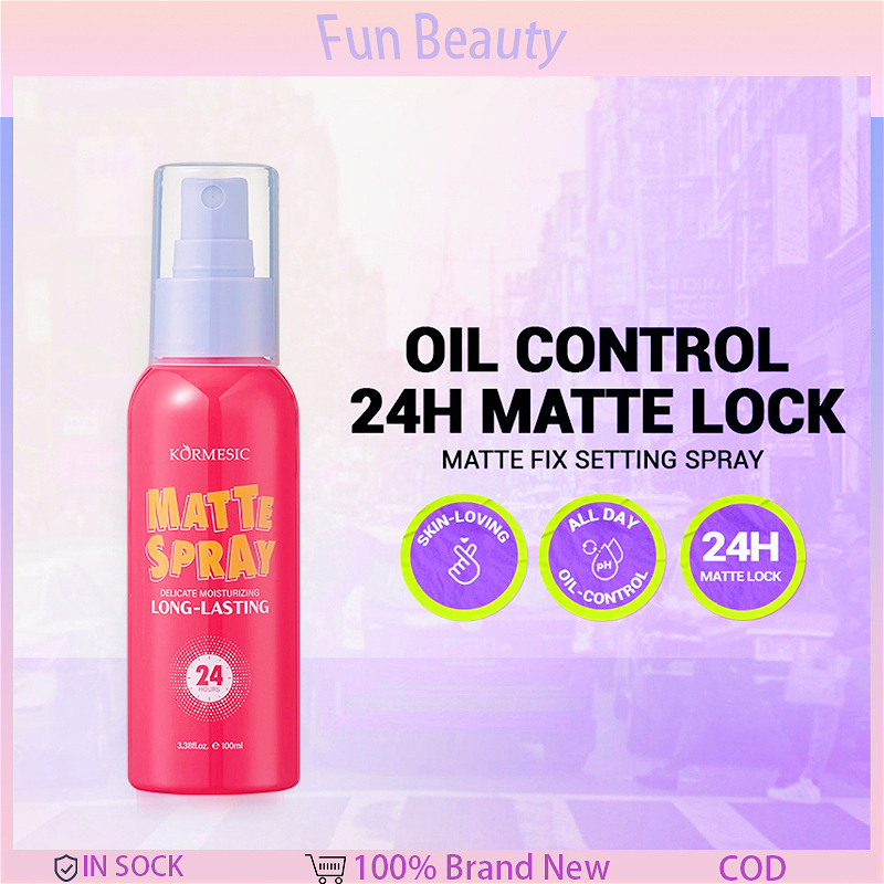 Makeup Setting Spray for Face Matte Finish Long-Lasting Oil Control ...