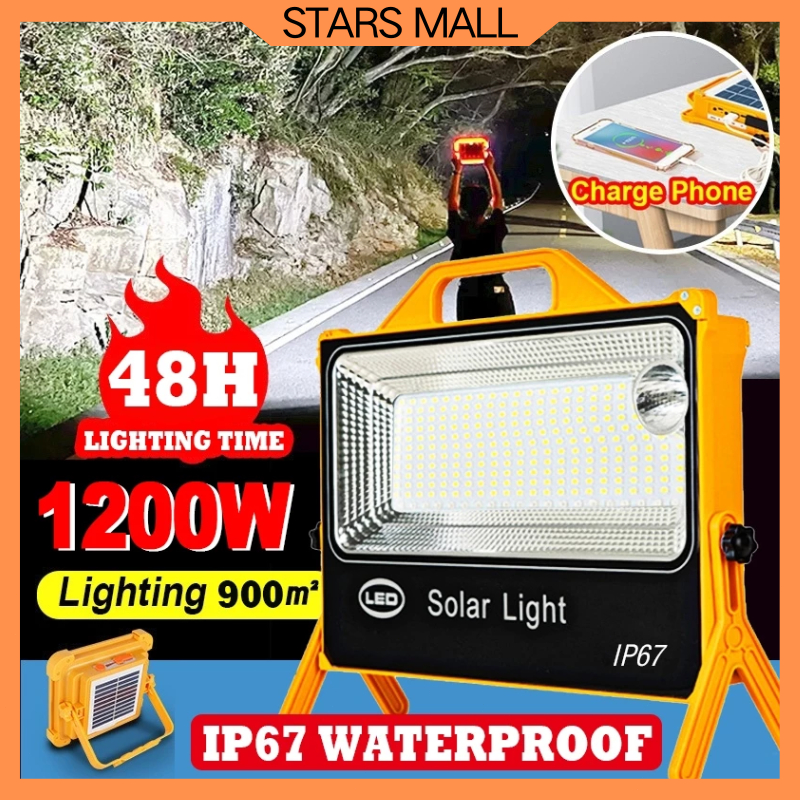 Solar Emergency Light Solar Light Outdoor Waterproof Solar LED Flood ...