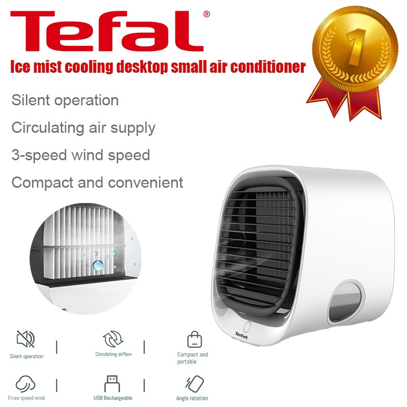 Tefal Air cooler electric fan small desk fan portable air conditioner ...