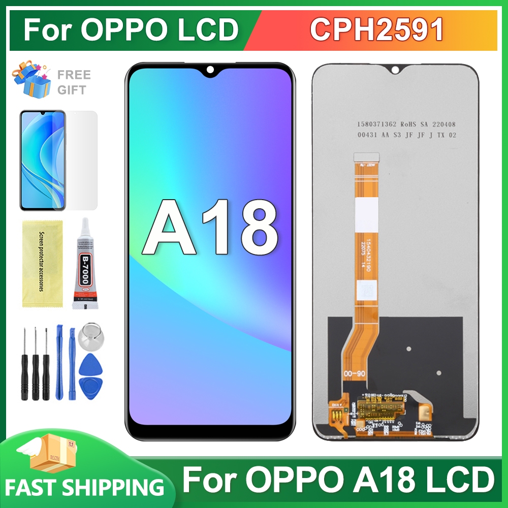 IPS LCD For Oppo A18 A38 LCD Display Touch Screen with Frame ...