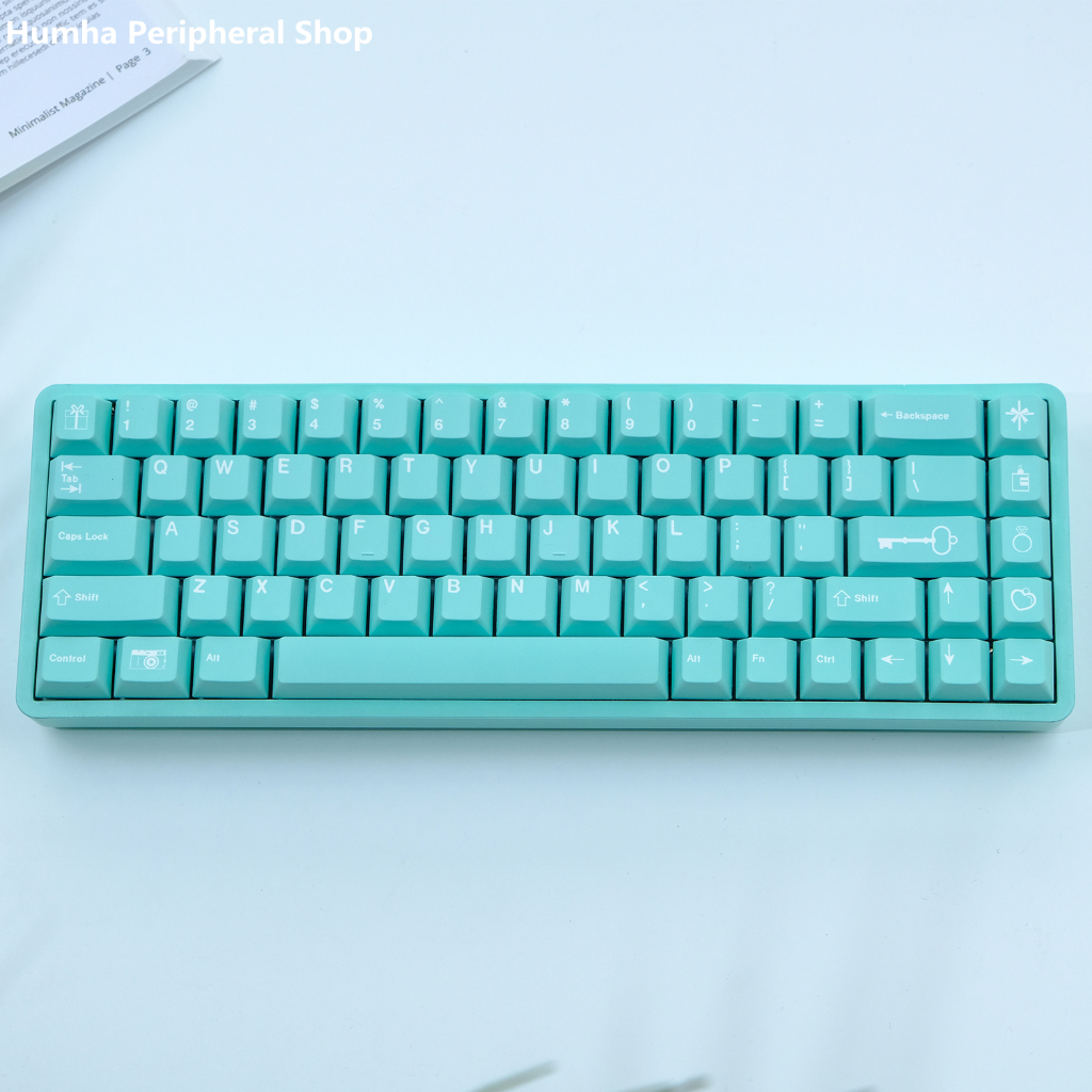 Humha Finer Things keycap PBT material Dye-Sublimation Cherry profile Mechanical Keyboard keycap ...