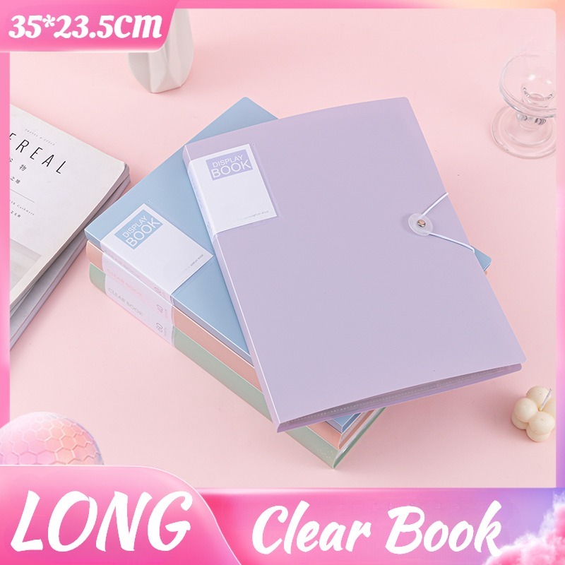 Clear Book Long File Organizer File Folder Organizer Long Clearbook ...